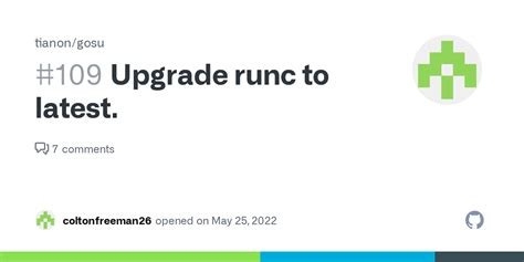 Upgrade Runc To Latest Issue 109 Tianon Gosu GitHub