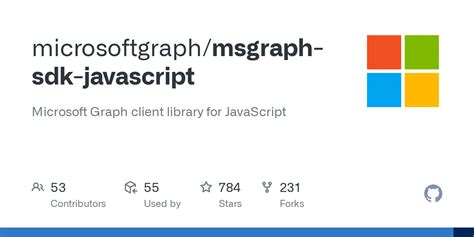 Github Microsoftgraph Msgraph Sdk Javascript Microsoft Graph Client Library For Javascript