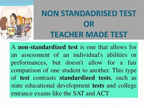 standardized and non standardized test