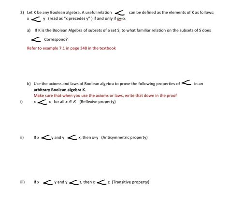 Answered 2 Let K Be Any Boolean Algebra A Bartleby