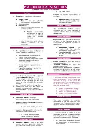 CHAP 2 Psych Stats Final PSYCHOLOGICAL STATISTICS CHAPTER 2 FREQUENCY DISTRIBUTIONS