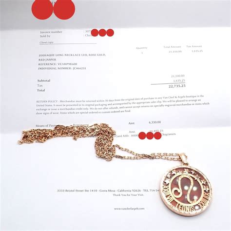 Van Cleef And Arpels Zodiaque 18k Rose Gold Leo Pendant Red Jasper Neckl