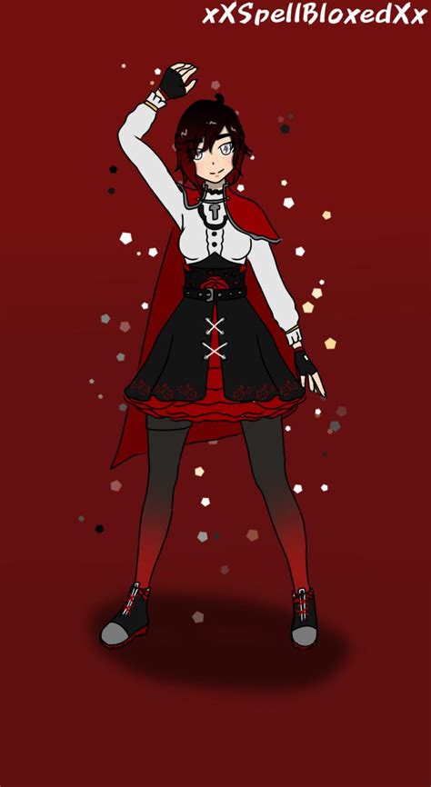 Ruby V4 7 Redesign Xxspellbloxedxx Rwby