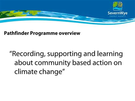 Pathfinder Presentation 2014 Ppt