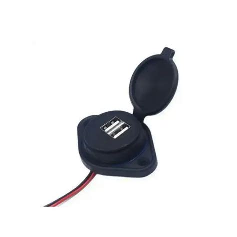 НАКЛАДНАЯ Usb РОЗЕТКА В 12 24В транспорт 2 Usb 3 1a Usbct 1001 Bk Купить онлайн по лучшей цене