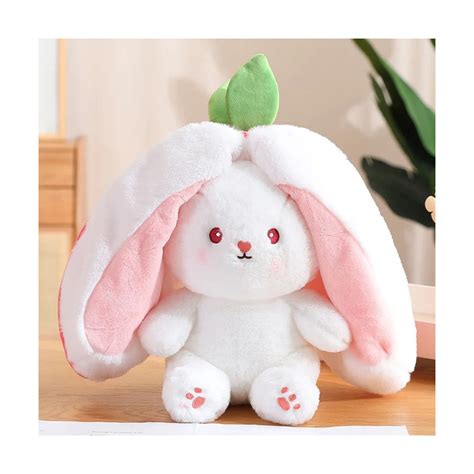 قیمت و خرید عروسک طرح خرگوش توت فرنگی مدل 09 ارتفاع 20 سانتی‌متر