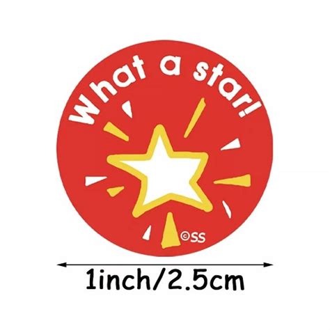 0096 Tira C Stickers En Bolsa Motivacionales 2 5 Cm 100 Pcs Caritas And Estrellitas