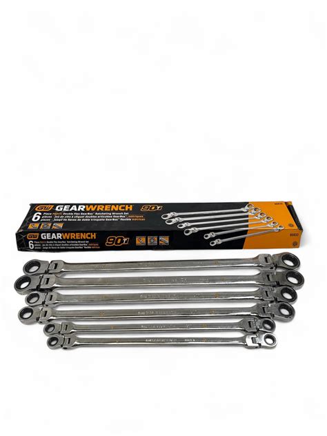 Gearwrench 6pc Double Flex Gearbox Ratcheting Wrench Set 86830 Shop Tool Swapper
