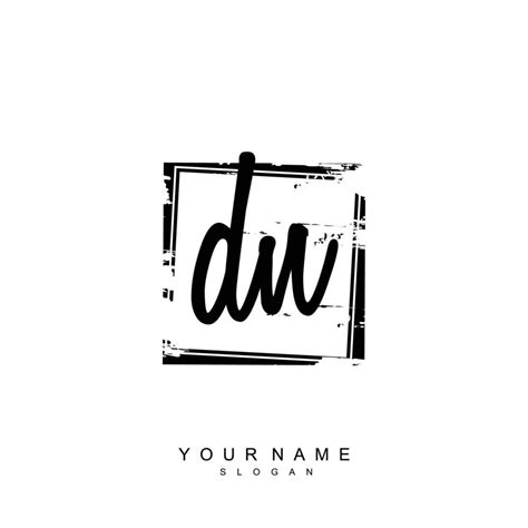 Initial Dn Monogram With Grunge Template Design 21753797 Vector Art At Vecteezy