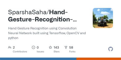 GitHub SparshaSaha Hand Gesture Recognition Using Background Elllimination And Convolution