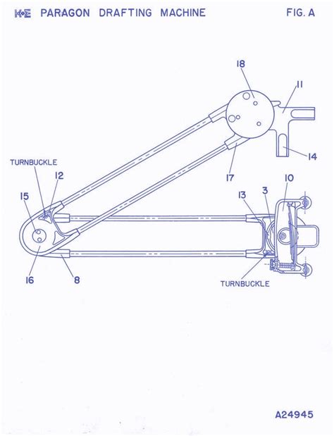 Repair Manual And Parts List For K E Drafting Machine