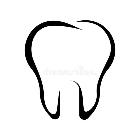 Tooth Vector Icon Teeth Illustration Sign Dentist Logo Or Symbol