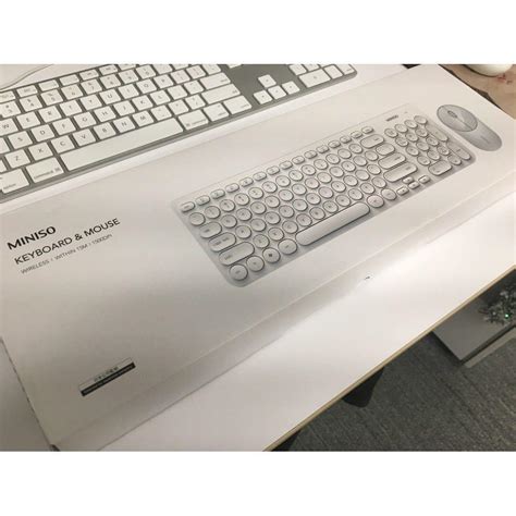 MINISO Wireless Keyboard Mouse Computers Tech Parts Accessories Mouse Mousepads On
