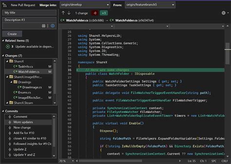 Announcing Create A Pull Request In Visual Studio