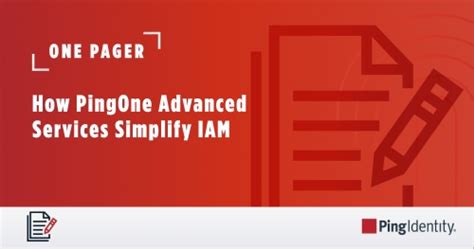 how pingone advanced services simplify iam