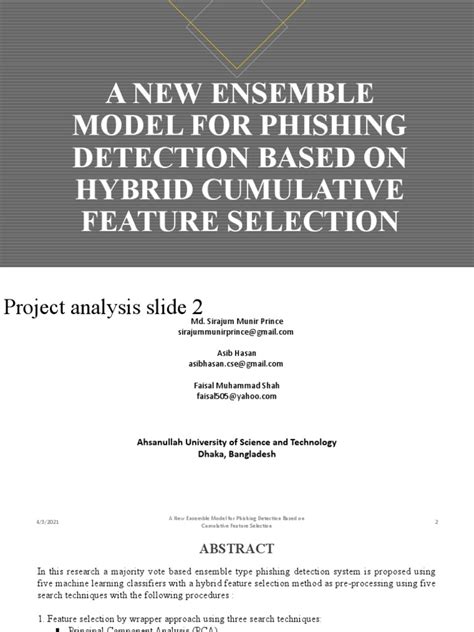 An Ensemble Method For Phishing Detection Pdf Receiver Operating Characteristic Cybernetics