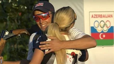 Shooting World Championship Gbs Ben Llewellin And Amber Rutter Take Mixed Skeet Bronze Bbc Sport