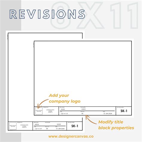 AutoCAD Title Block Template Designer Canvas