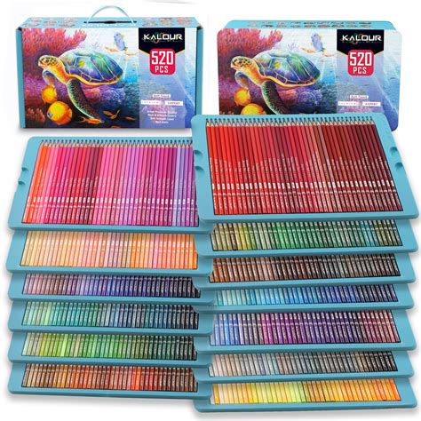 Sj Star Joy Gold Edition 120 Colored Pencils For Adult Coloring Premier Color Pencils For