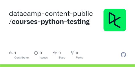 Github Datacamp Content Publiccourses Python Testing