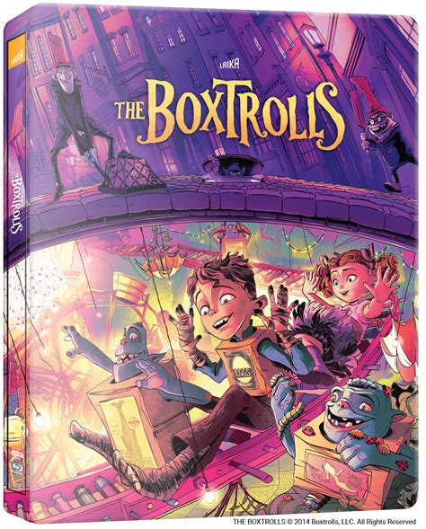 The Boxtrolls Limited Edition 4k Ultra Hd And Blu Ray Steelbook 4k Zavvi Uk