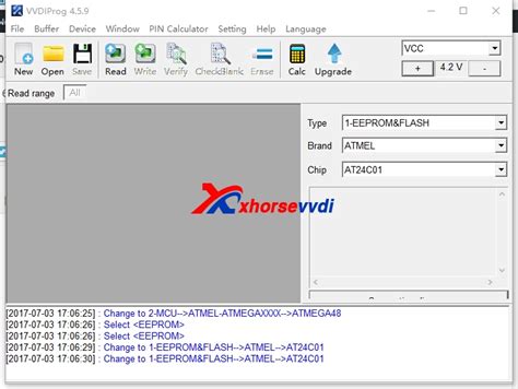 Vvdi Prog Readwriteerase Atmel At24c16 Eepromandflash