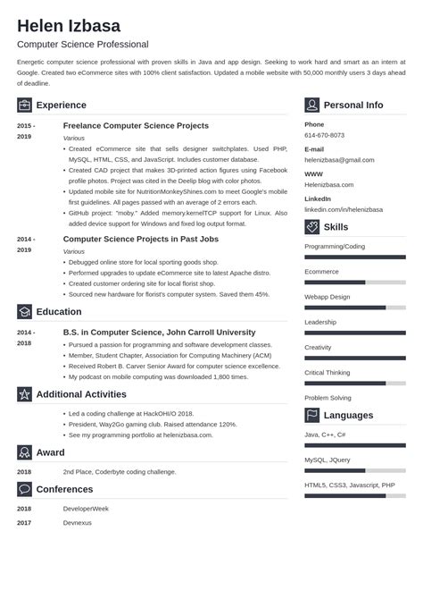 How To Write An Internship Resume 3 Examples Guide