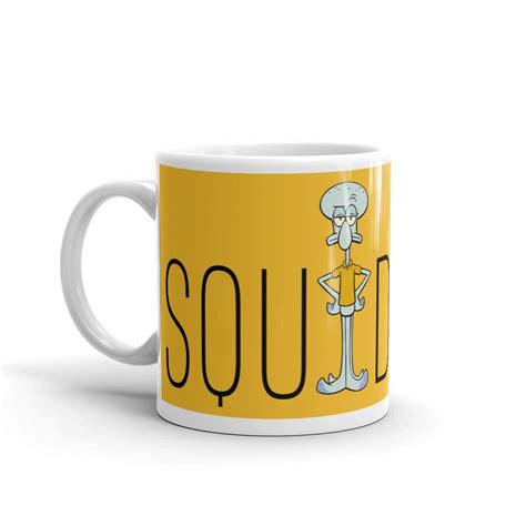 Squidward Name Play 11 Oz Weiß Tasse Paramount Shop