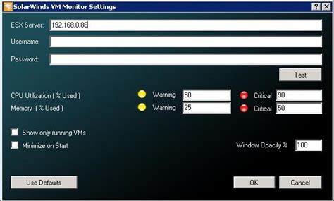 VMware Performance Monitoring Free Solarwinds VM Monitor Part 2