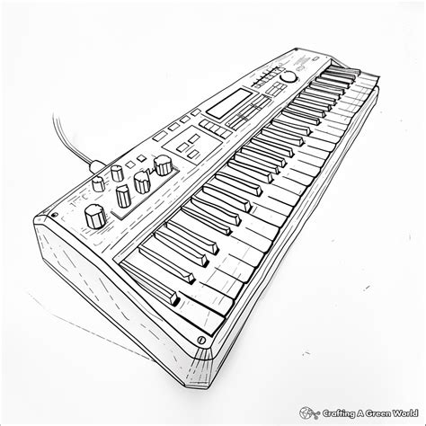 Keyboard Coloring Pages Free And Printable