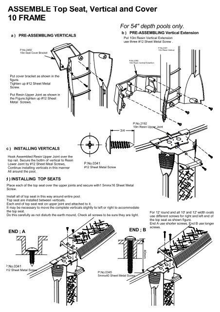 Frame Assembly Instructions