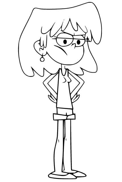 Angry Lori Loud Coloring Page Download Print Or Color Online For Free