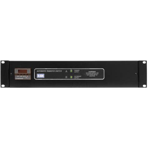 10 Way 19 2u Power Metered 16a Iec 60320 C13 Individually Fused Automatic Transfer Switch 2x