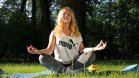 Your Smoking Yoga Instructor Russian Smokers Clips Sale