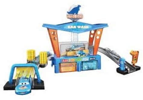 Mattel Disney And Pixar Cars Dinoco Car Wash Playset With Pitty