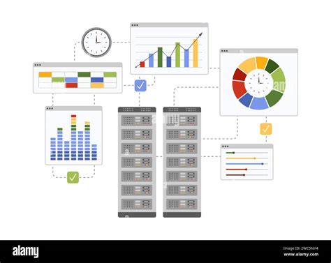 Cloud Computing Data Storage And Analytics System Based On Server Diagram And Chart