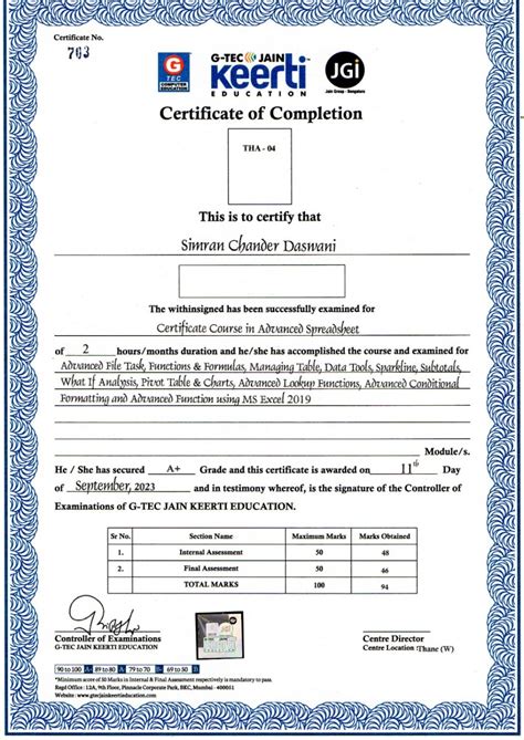 Analytics Msexcel Spreadsheet Simran C Daswani