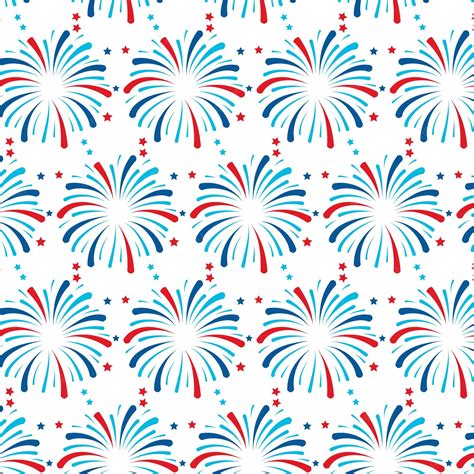 Premium Vector Firework Vector Pattern Background American Pattern