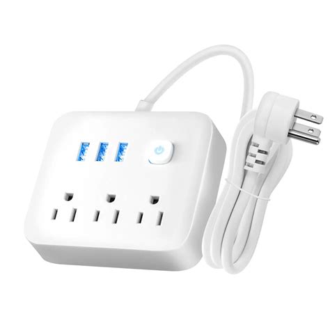New Surge Protector Us Power Plug Usb Wall Socket Pd 20w Outlet Extender With Usb Power Strip