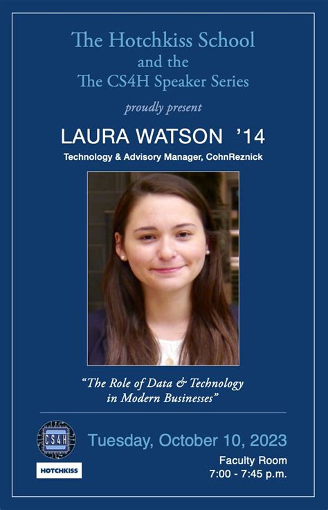Laura Watson On Linkedin Hotchkiss Computerscience Womeninstem
