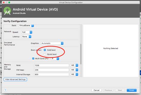 How To Cold Boot Emulators Running Api 27 On Android Studio Stack