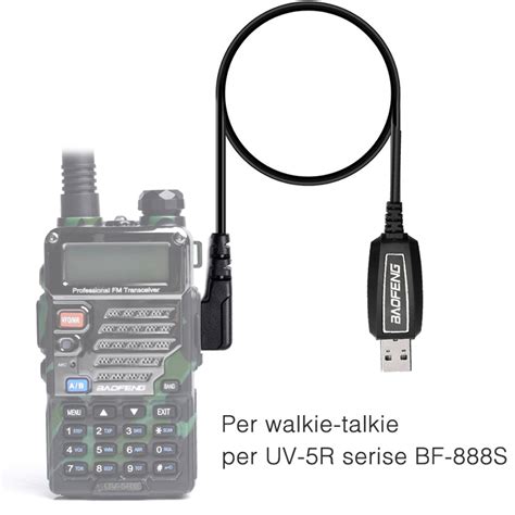 Original Baofeng Usb Programming Cable With Driver Cd For Baofeng Uv 5r Bf 888s Uv 82 Bf C9 Uv