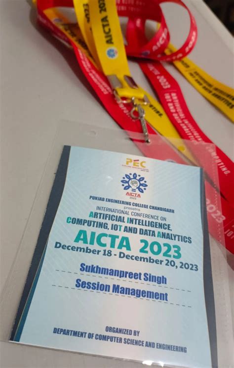 Sukhmanpreet Singh On Linkedin Aictapec Ai Iot Dataanalytics Academia Organizingteam Aicta…
