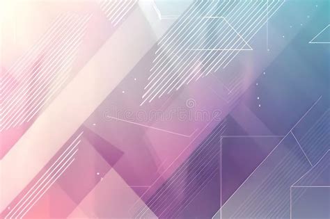 Abstract Geometric Shapes Intersect Dynamically Creating A Visually Stunning And Colorful