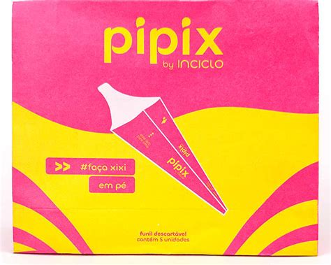 Kit Pipix funil urinário descartável Inciclo 60 unidades