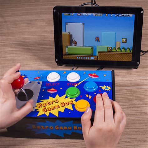 Raspberry Pi Retro Game Box Diy Arcade Fighting Joystick Little Bird