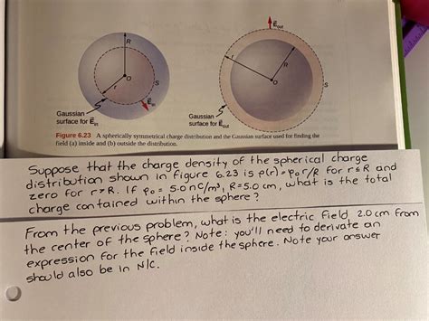 Solved Gaussian Surface For En Gaussian Surface For Eout Chegg Com
