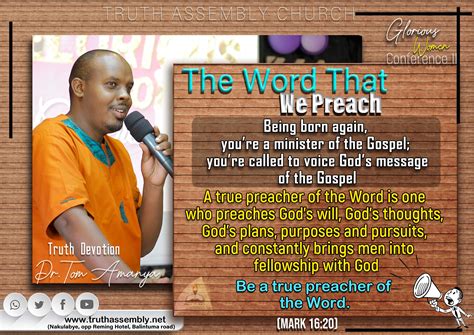 The Word That We Preach Truth Assembly