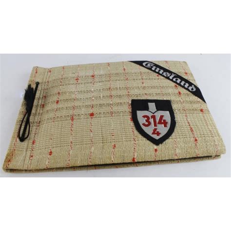 German Nazi Photo Album With Emsland And 314 4 Silk Badges To