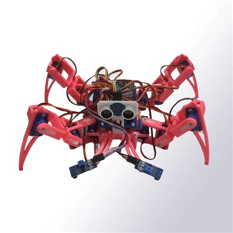 Jual 4 Dof Quadruped Bionic Spider Robot Tracking Obstacle Avoidance